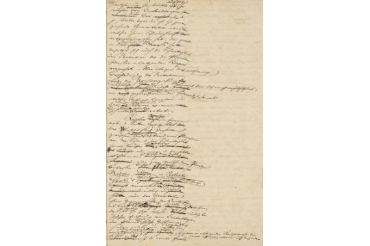 Schopenhauer, Arthur, Philosoph (1788-1860). Eigenhändiges Manuskript ...