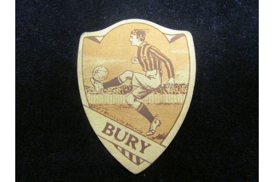 Football - Bury, shield
