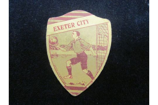Football - Exeter City, shield