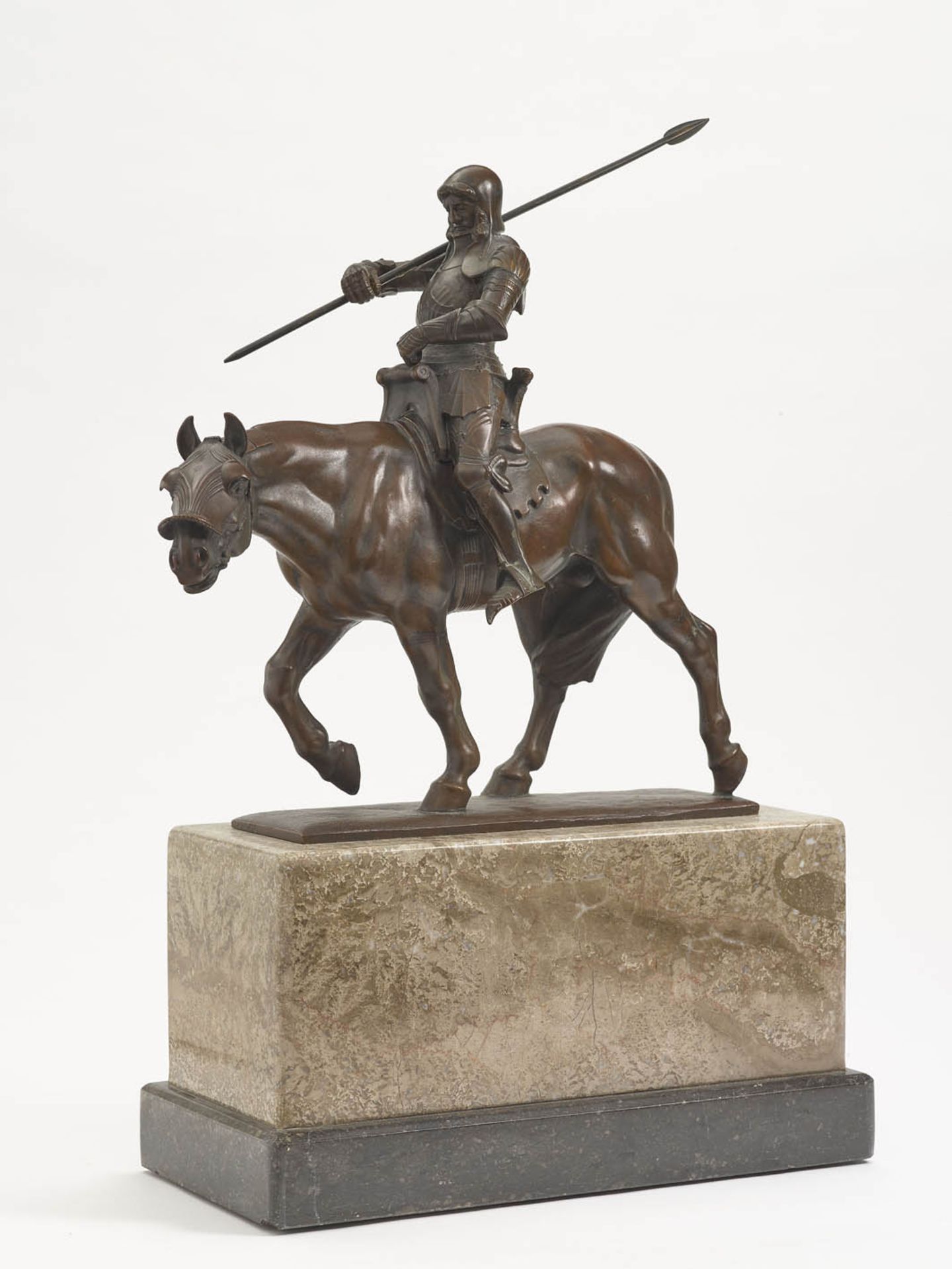 Ritter zu Pferd (Parzival)Albert Hinrich Hussmann (1874 Lüdingworth ...