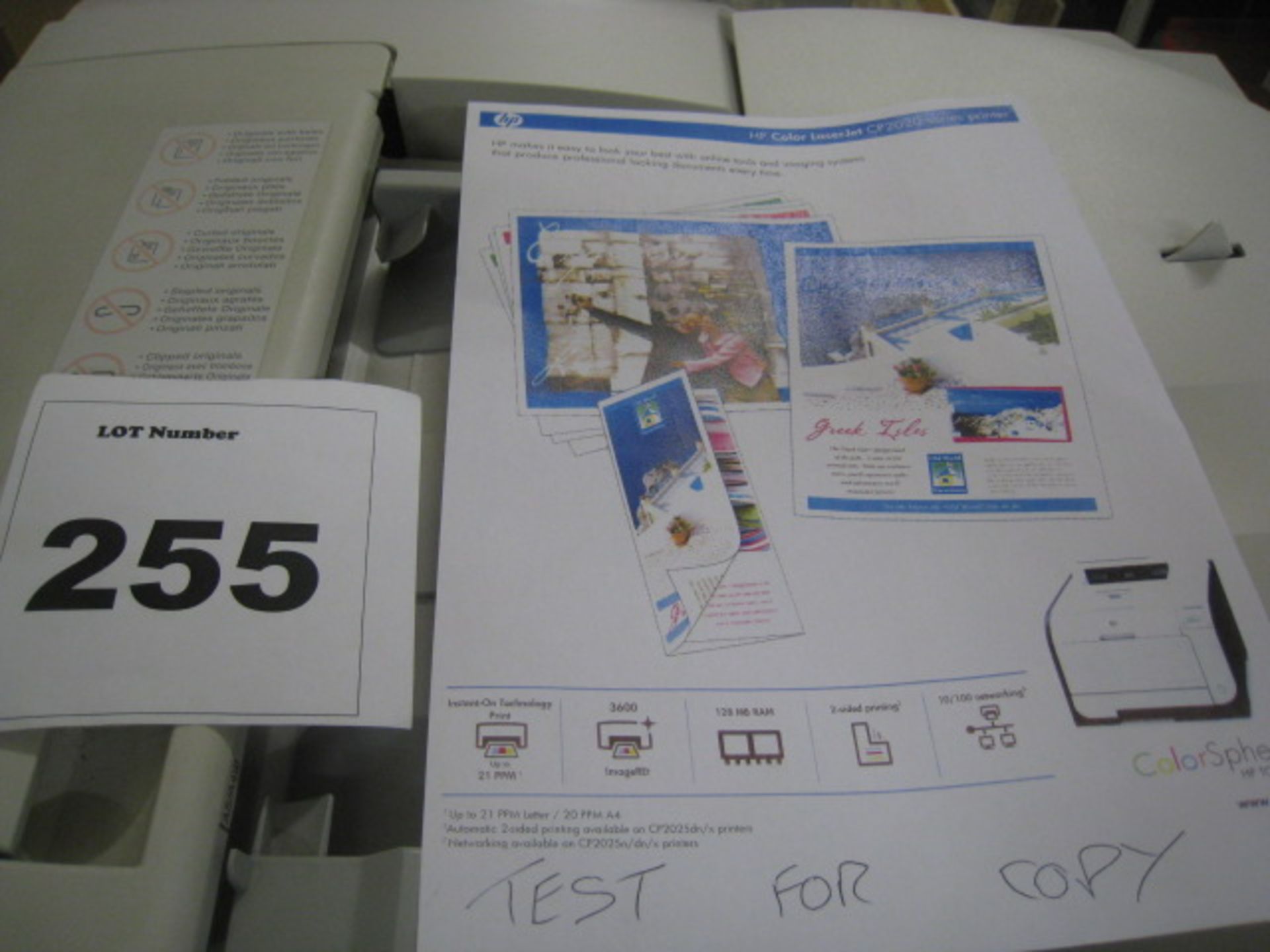 CANON iRC2880i PHOTOCOPIER WITH TEST COPY