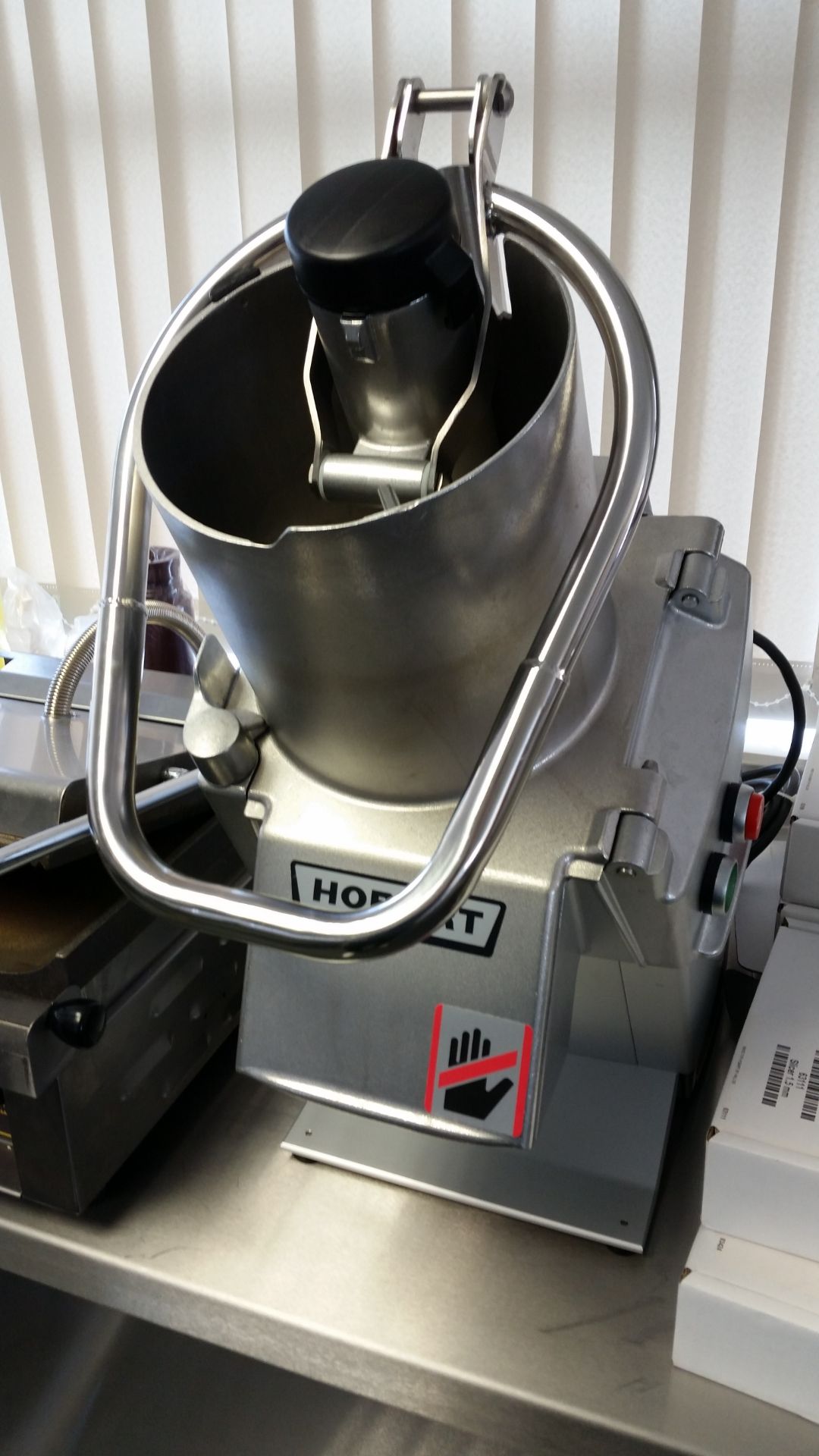 Hobart model VPU 250 vegetable preparation machine complete with 6 x ...