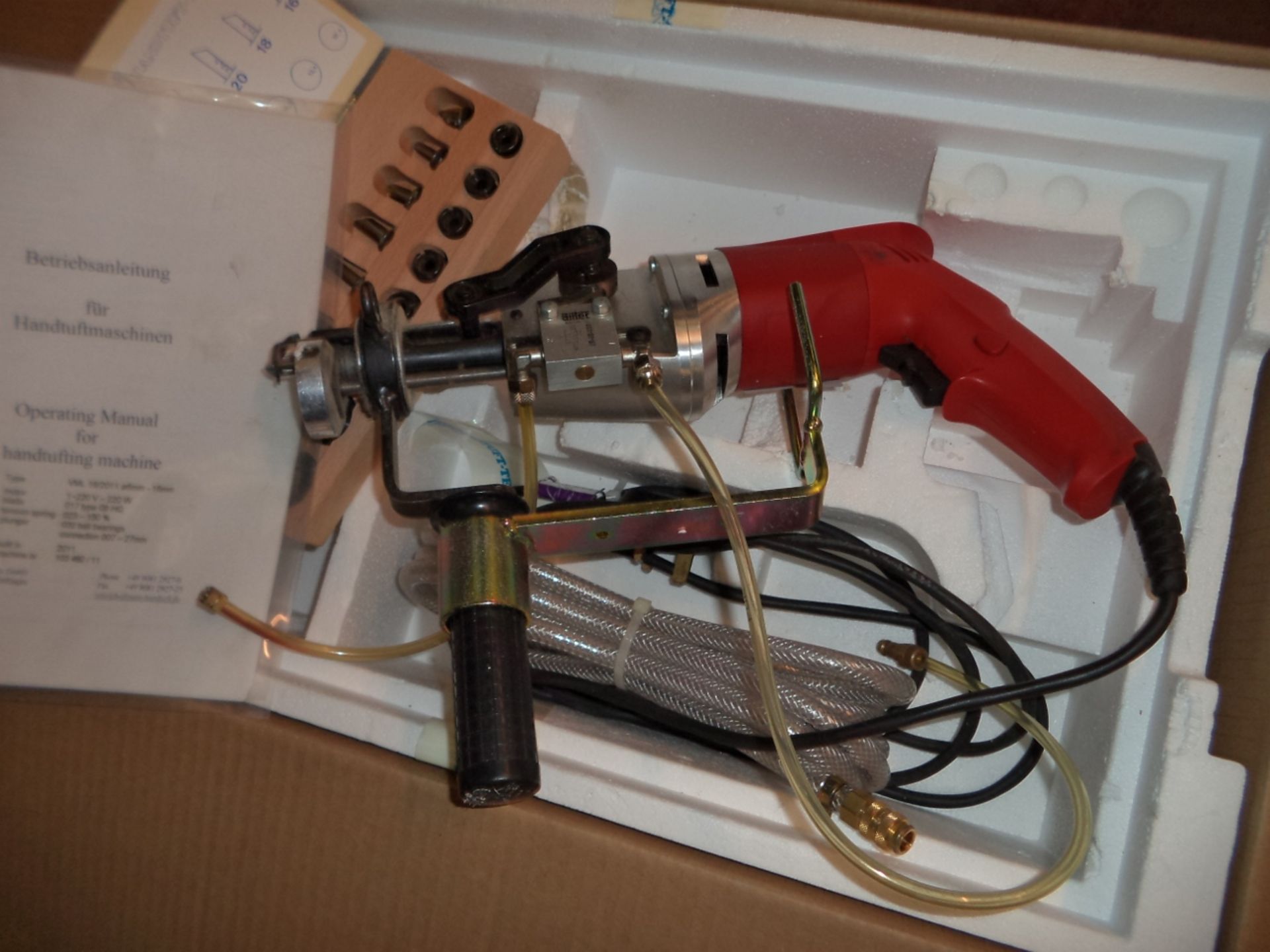 Hofmann hand tufting machine/tufting gun, type VML16/2011, 6mm - 18 mm ...