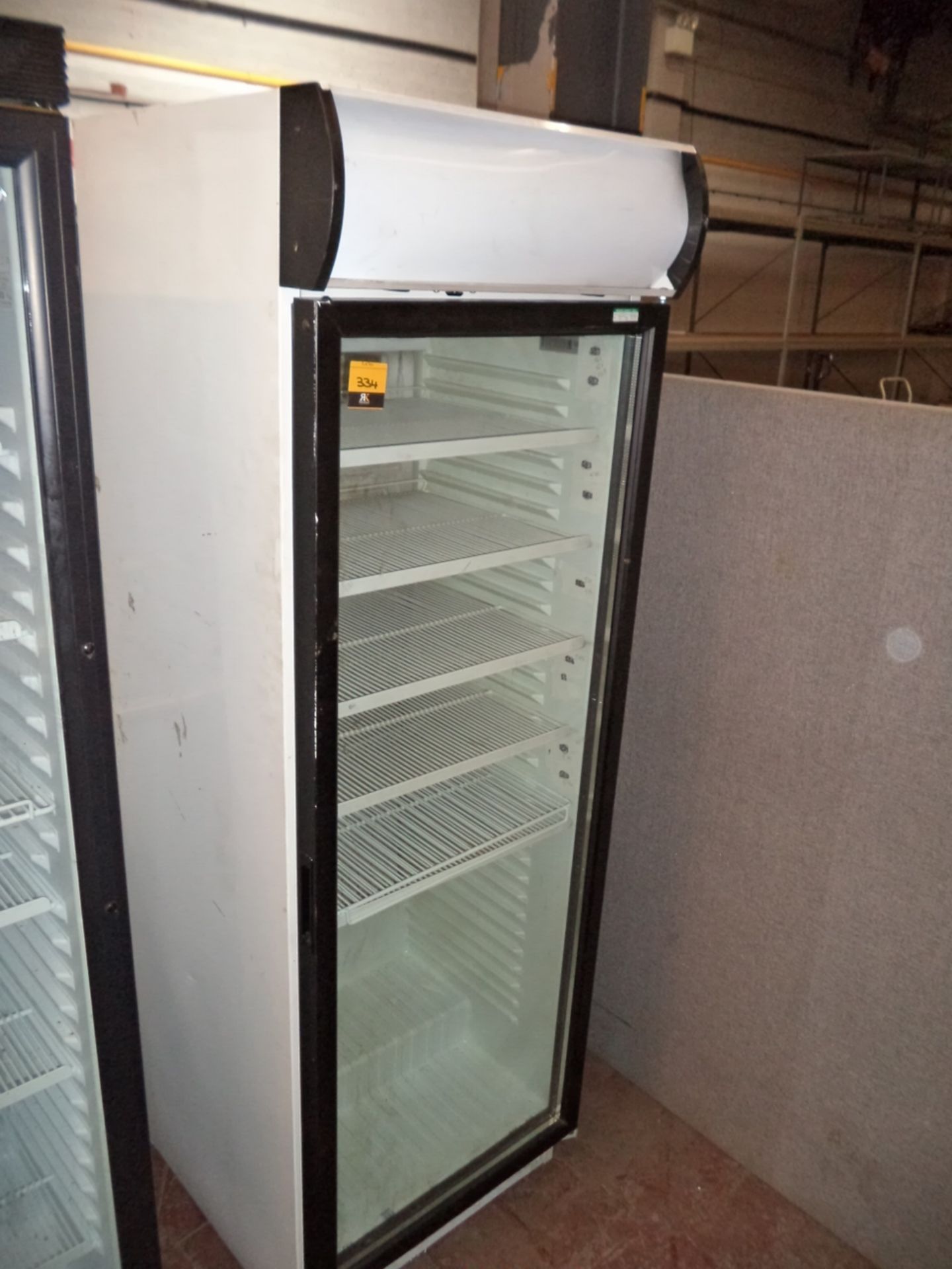 Klimasan D372 SCM 5C "vertical cooler" tall clear fronted wine/drinks ...
