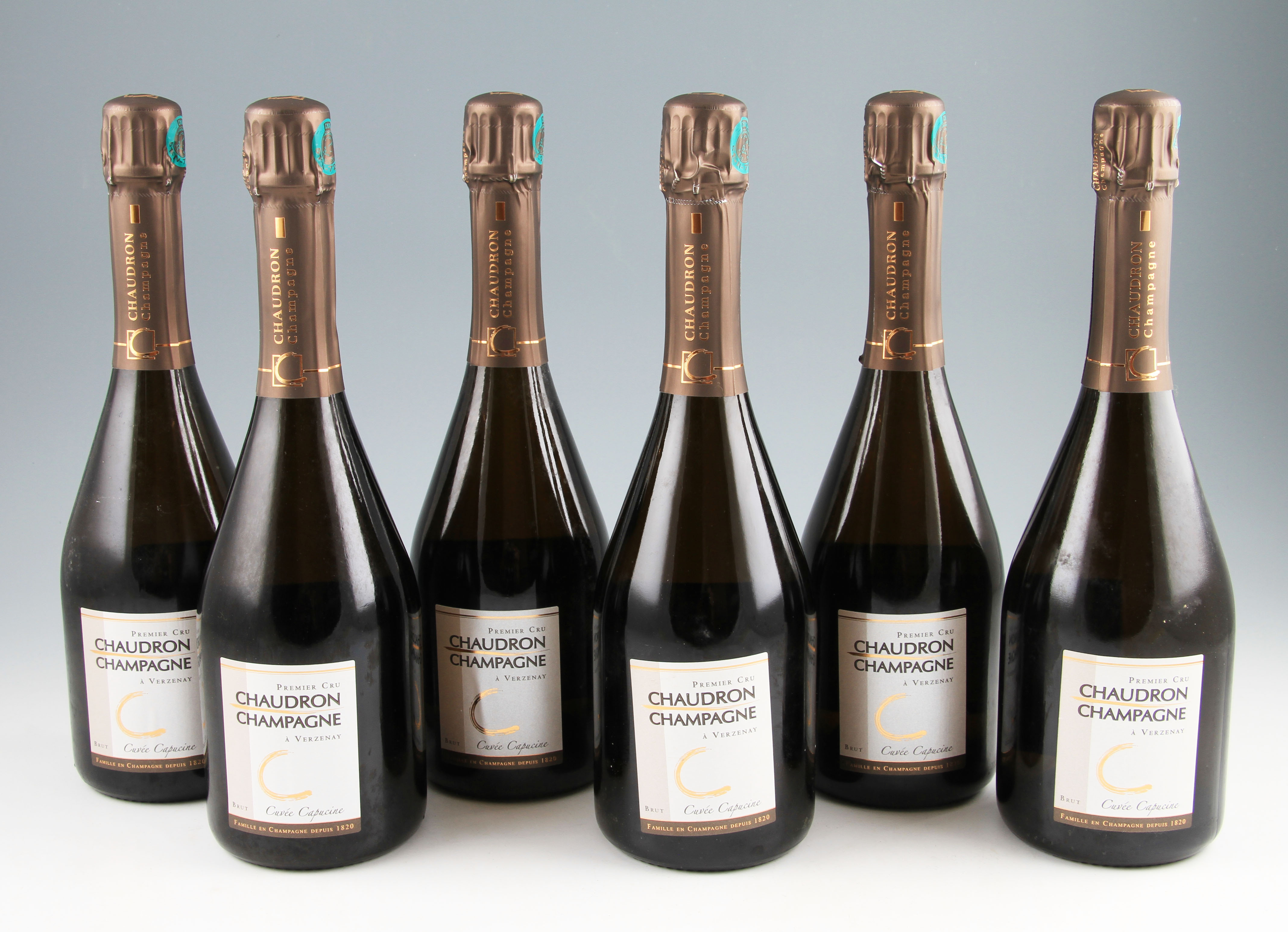 *Champagne Chaudron Cuvee Capucine Premier Cru. 6 bottles. France.