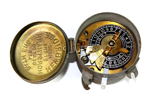 An early 20thC gas light timer by Horstmann gear company.