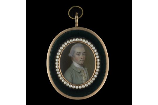 John Smart (British, 1741-1811) Portrait miniature of a gentleman, in a ...