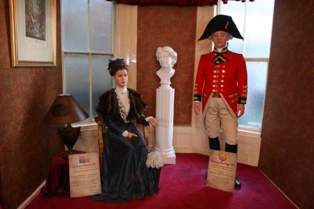 Madame Tussauds - a highly realistic standing wax figure of King George ...