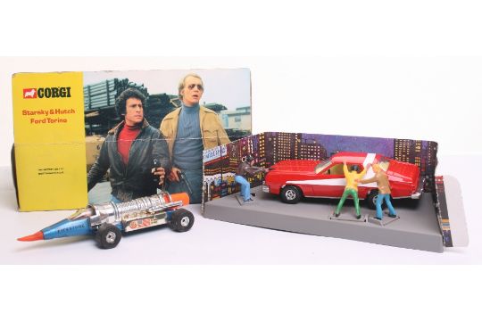 Corgi Toys 292 Starsky & Hutch Ford Torino, red/white body, complete ...