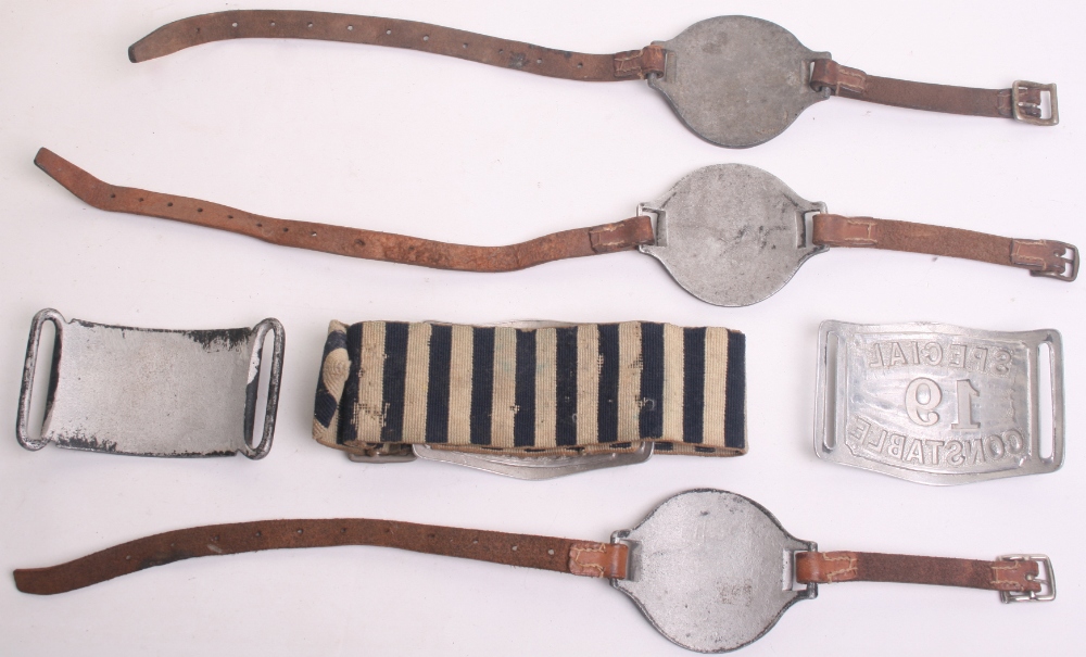 Selection of Special Constabulary Arm/Sleeve bands WW1 Period, 3 x ...