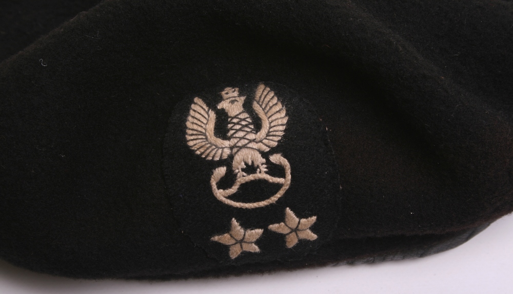 WW2 Polish Armoured Corps Lieutenants Beret, made by British Beret ...