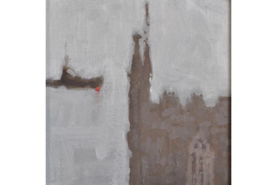 PETER BEESON The Parish Church, St Ives Oil on board Signed and ...