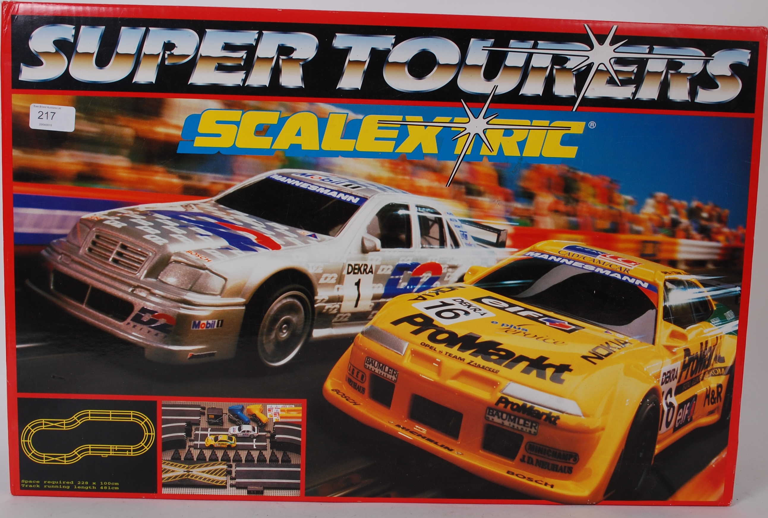 SCALEXTRIC; An original Scalextric Super Tourers C.1000 electric racing ...