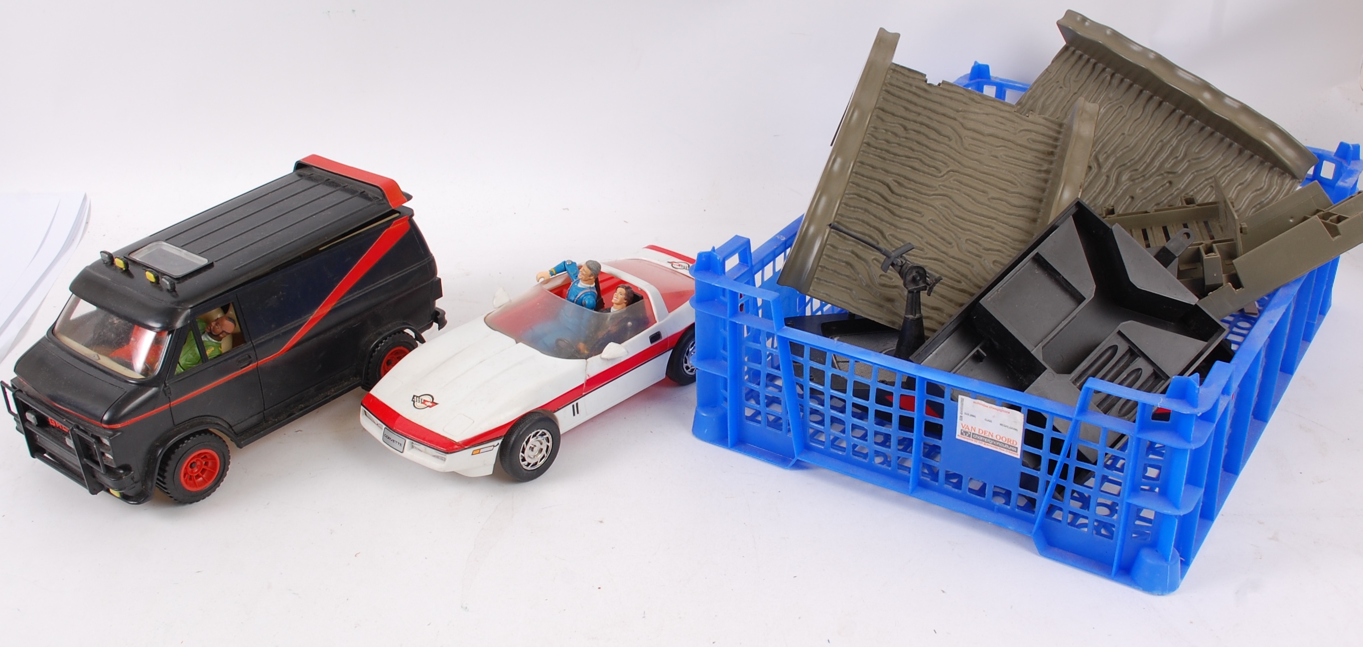 THE A TEAM; A collection of vintage A-Team toys by Galoob, comprising ...