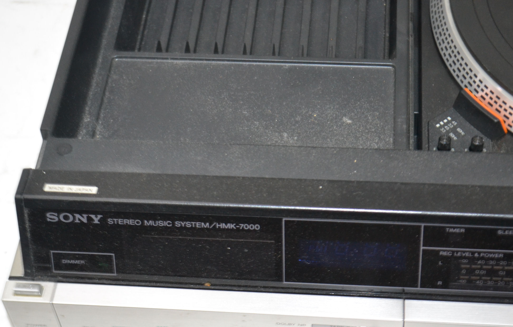 A retro 1970's Sony Stereo Music System Model No HMK-7000 having ...