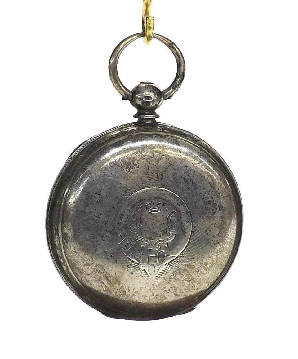 Coventry made silver fusee lever pocket watch, London 1875, the ...