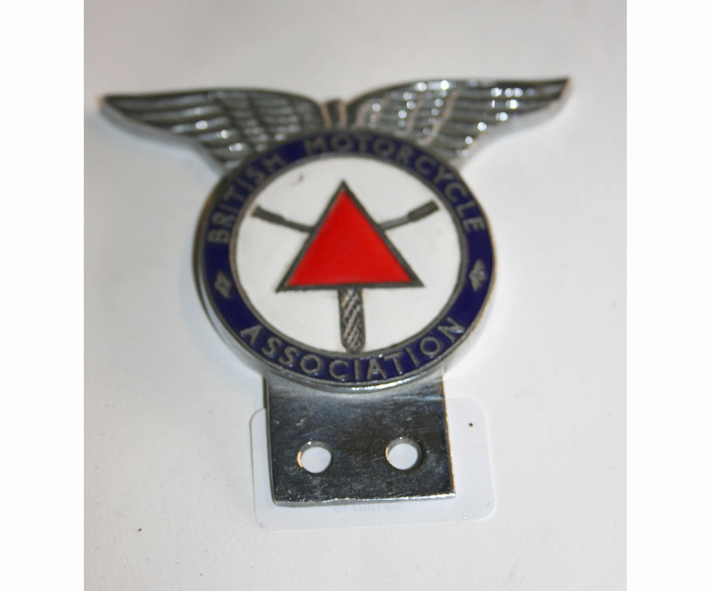 BRITISH MOTORCYCLE ASSOCIATION BADGE