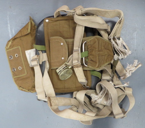 German Third Reich Rare WW2 Luftwaffe Parachute Harness and Backpack ...