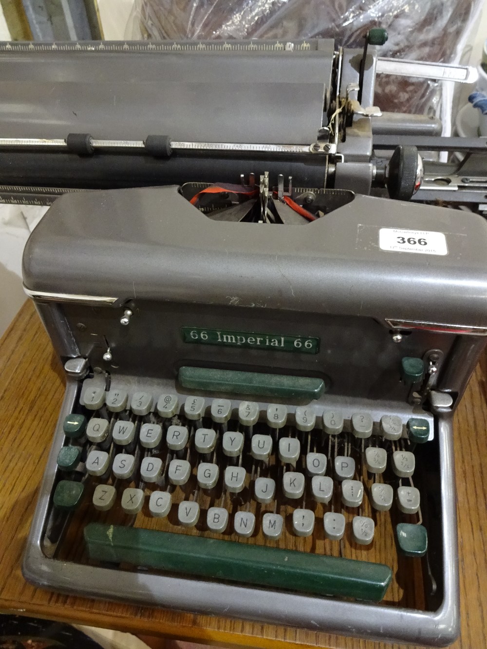An Imperial 66 typewriter