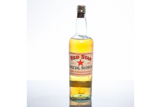 RED STAR Scotch Whisky bottled by The Plymouth Breweries, Ltd. Driven ...