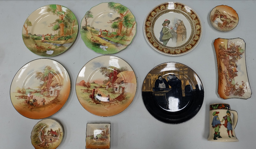 A collection of Royal Doulton Seriesware to include Rustic England ...
