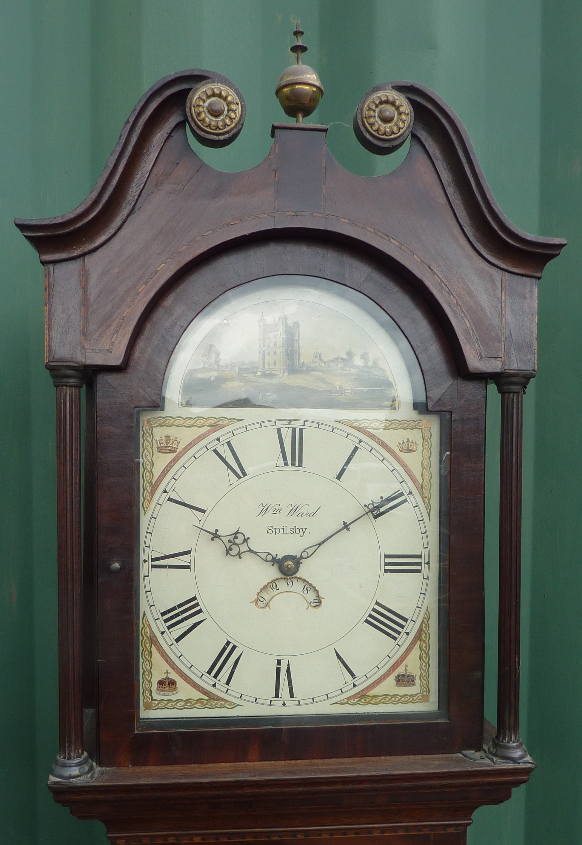 WITHDRAWN Oak long case clock by William Ward, Spilsby