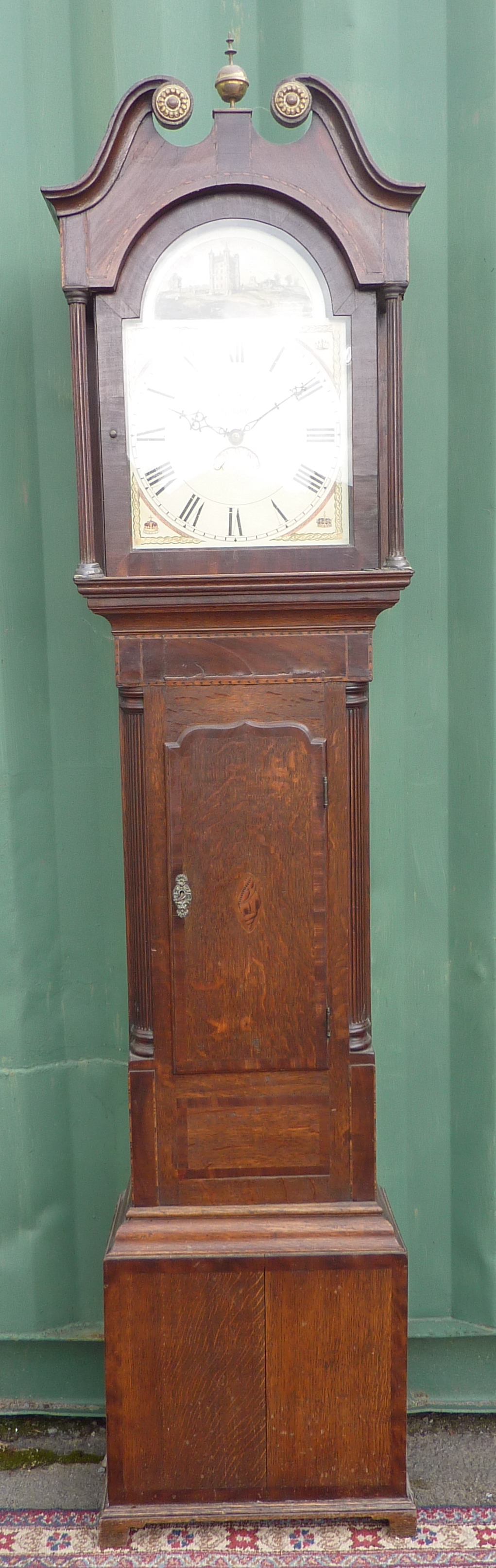 WITHDRAWN Oak long case clock by William Ward, Spilsby
