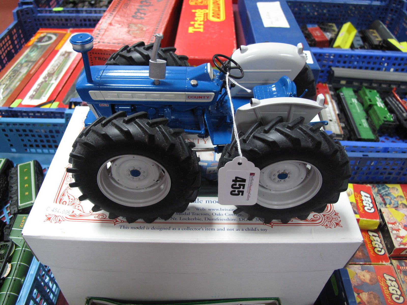 A 1:16 Scale Model of a County 654 Tractor, by DBP Models. Appears as ...