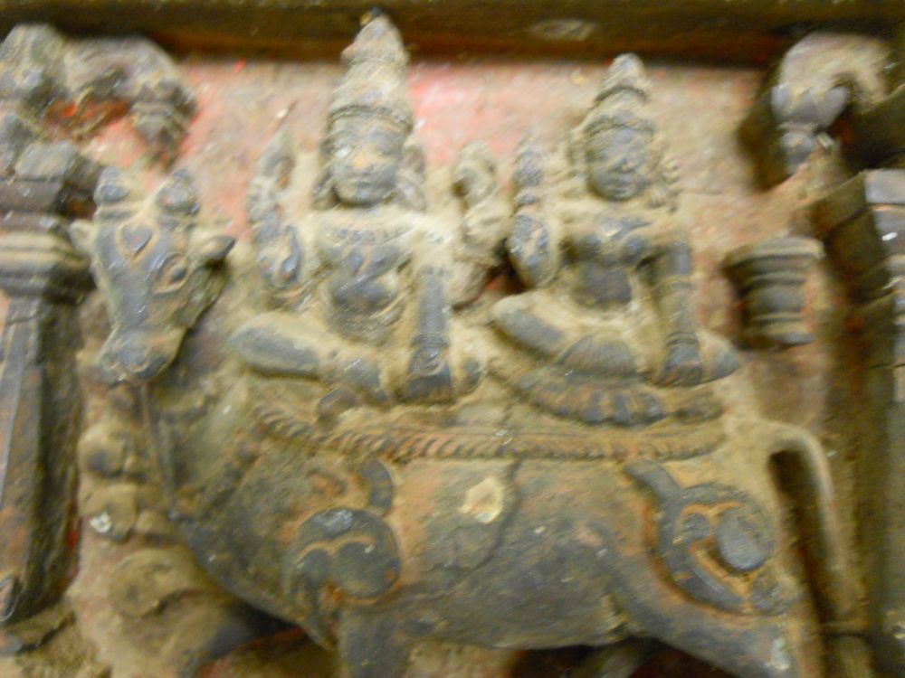 Two Wooden Lintel Friezes, India, one depicting a seated Mithuna couple ...