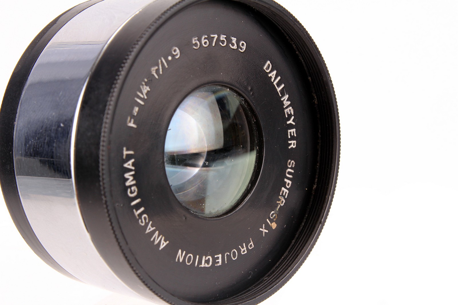 A Dallmeyer’s Super Six f/1.9 1¼ Projection Lens, serial no. 567539 ...