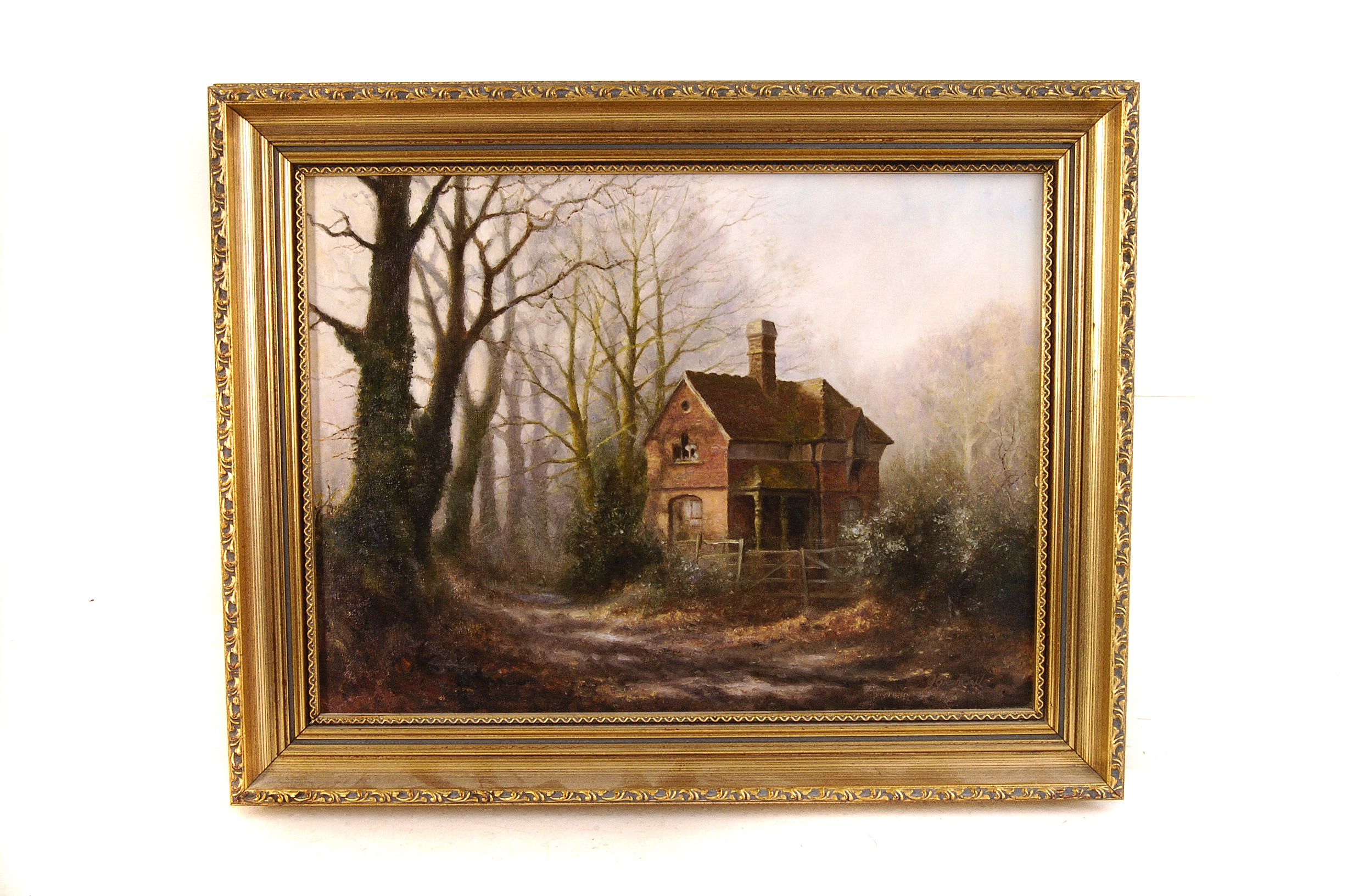 Two modern oil on canvas paintings by John Greenwell, born 1939, one of ...