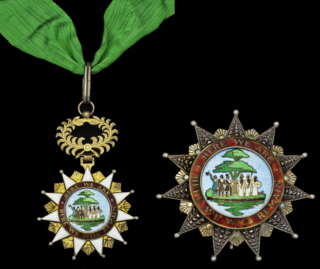 Liberia, Republic, Order of the Pioneers of Liberia, Grand Officer's ...