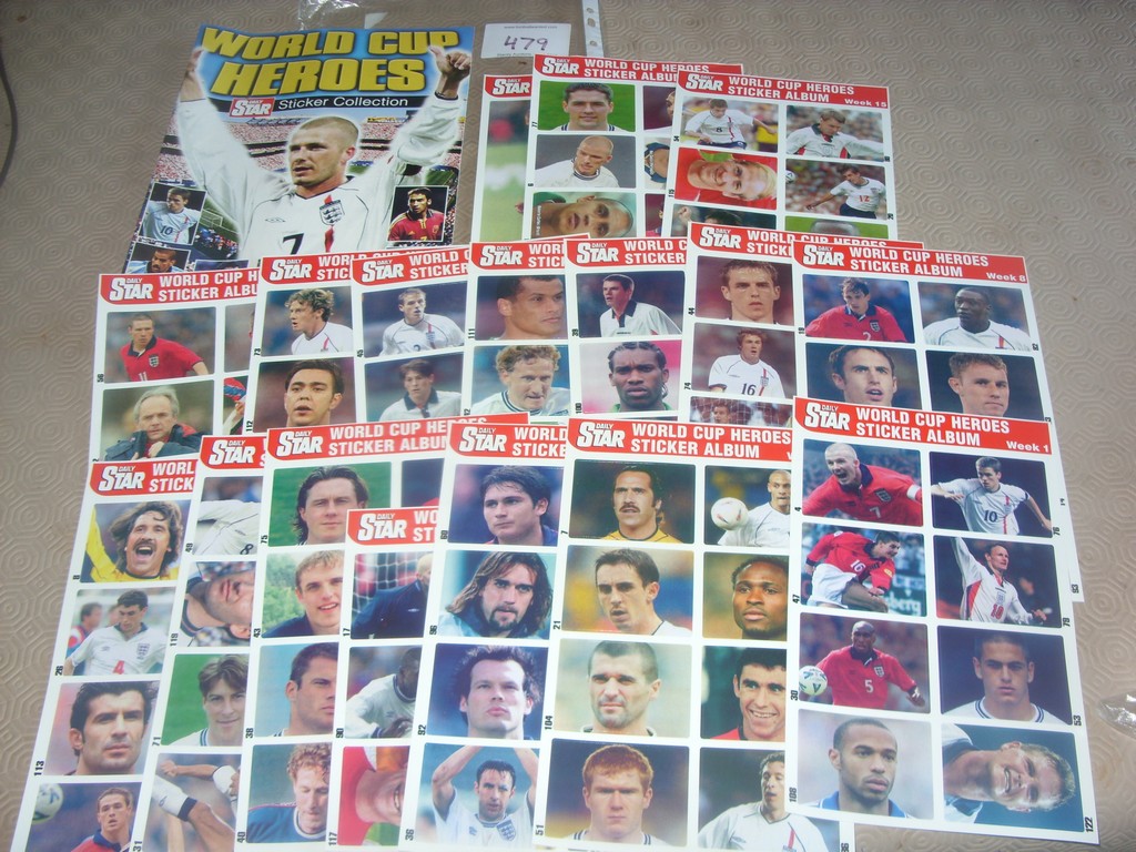 Daily Star World Cup Heroes Football Sticker Collection: Both album and ...