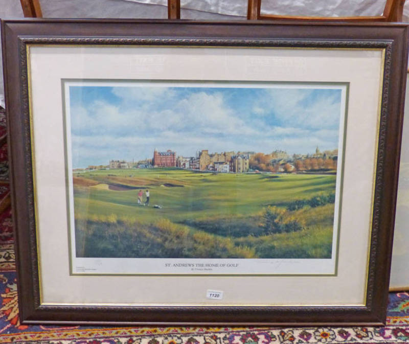 FRAMED LIMITED EDITION PRINTS ST ANDREWS THE HOME OF GOLF SIGNED IN ...