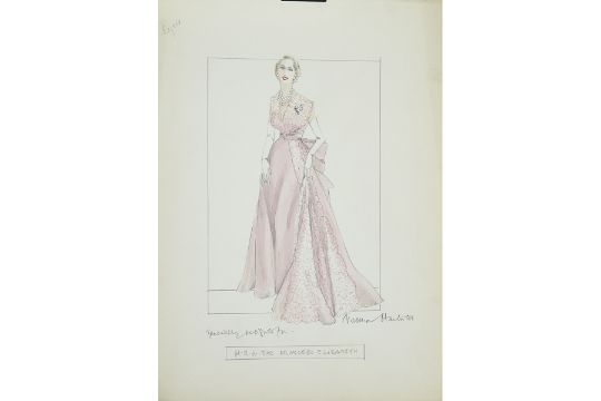 SIR NORMAN BISHOP HARTNELL (1901-1979), BRITISH DESIGNER FOR THE LADIES ...
