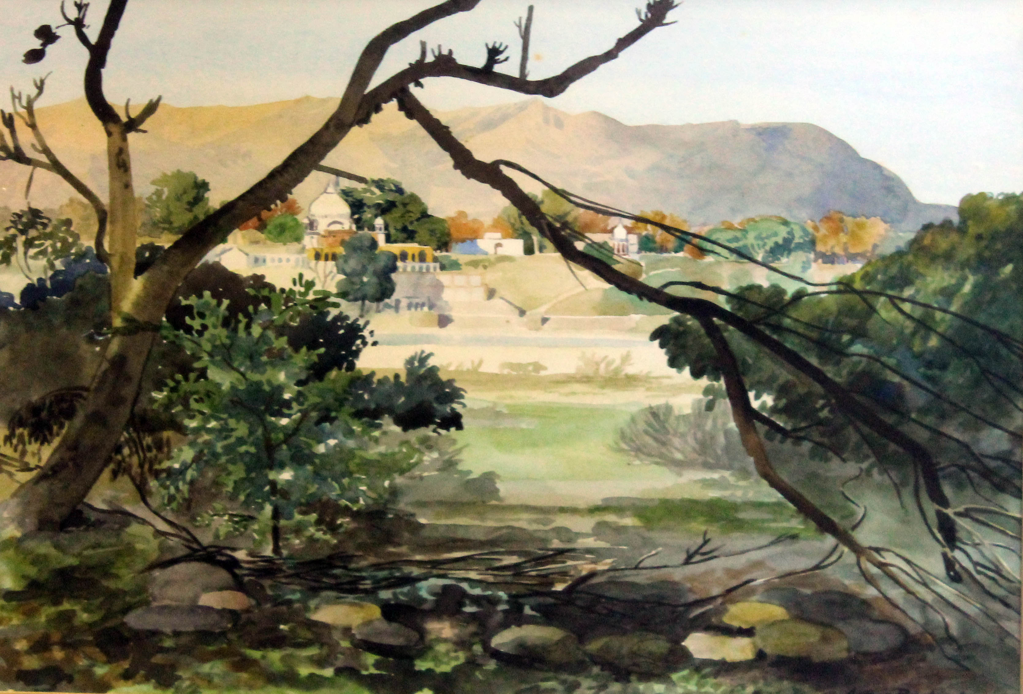 Arthur Rowlands. A group of four landscapes. Watercolour. 34cm x 26cm ...