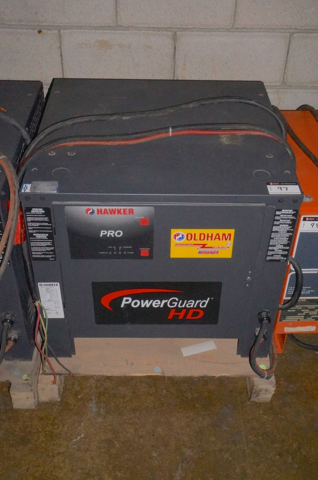 Hawker Battery Charger Model: PH3R-12-775 12 CELL A.C. VOLTS 480/550 ...