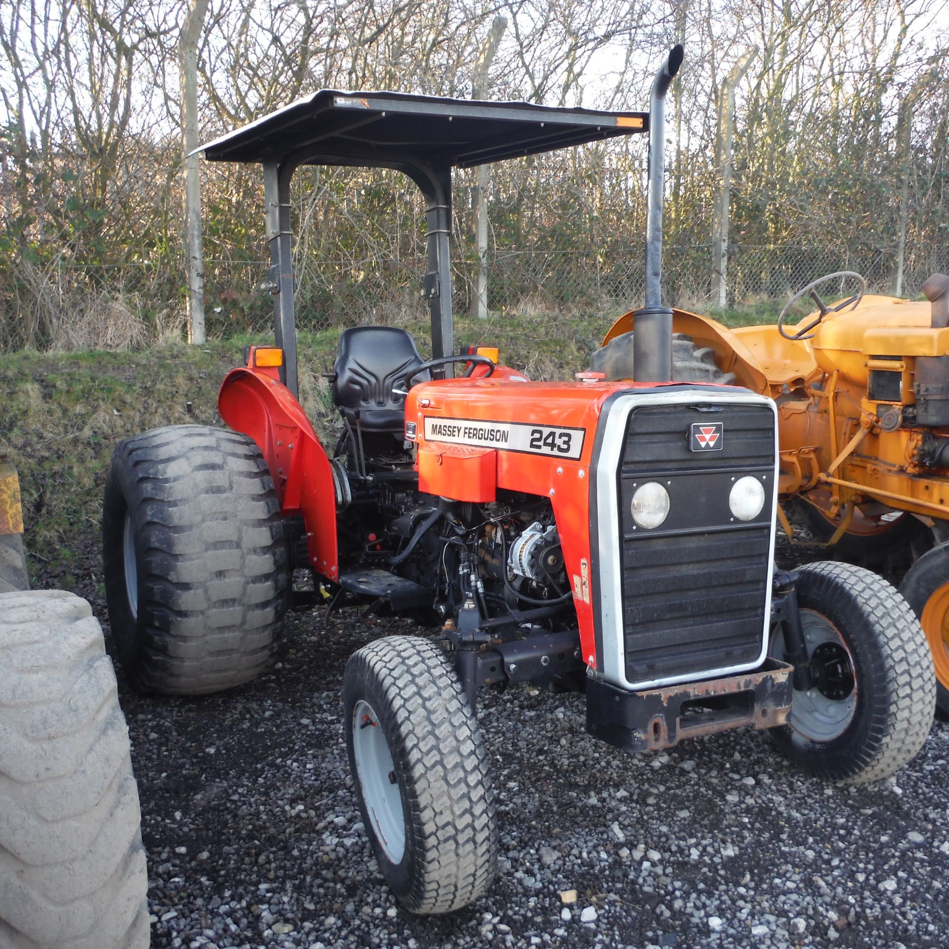 MASSEY FERGUSON 243 on high profile turf tyres 50+ HP Coventry built c ...