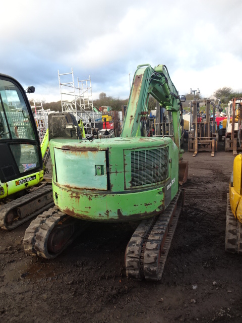 MITSUBISHI MX35 3.5t rubber tracked excavator c/w bucket & blade ...