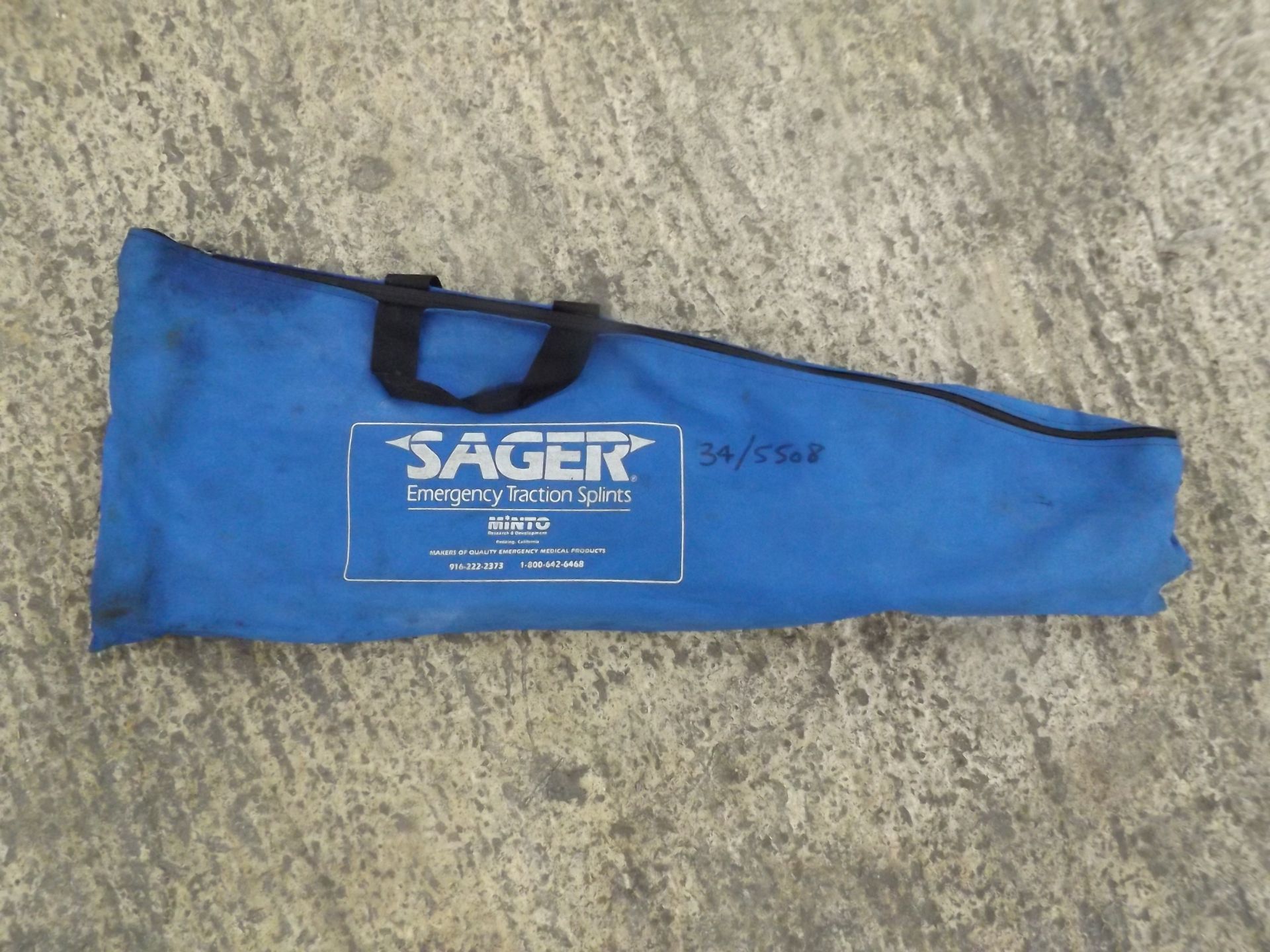 You are bidding on a Sager Emergency Traction Splint This Sager ...