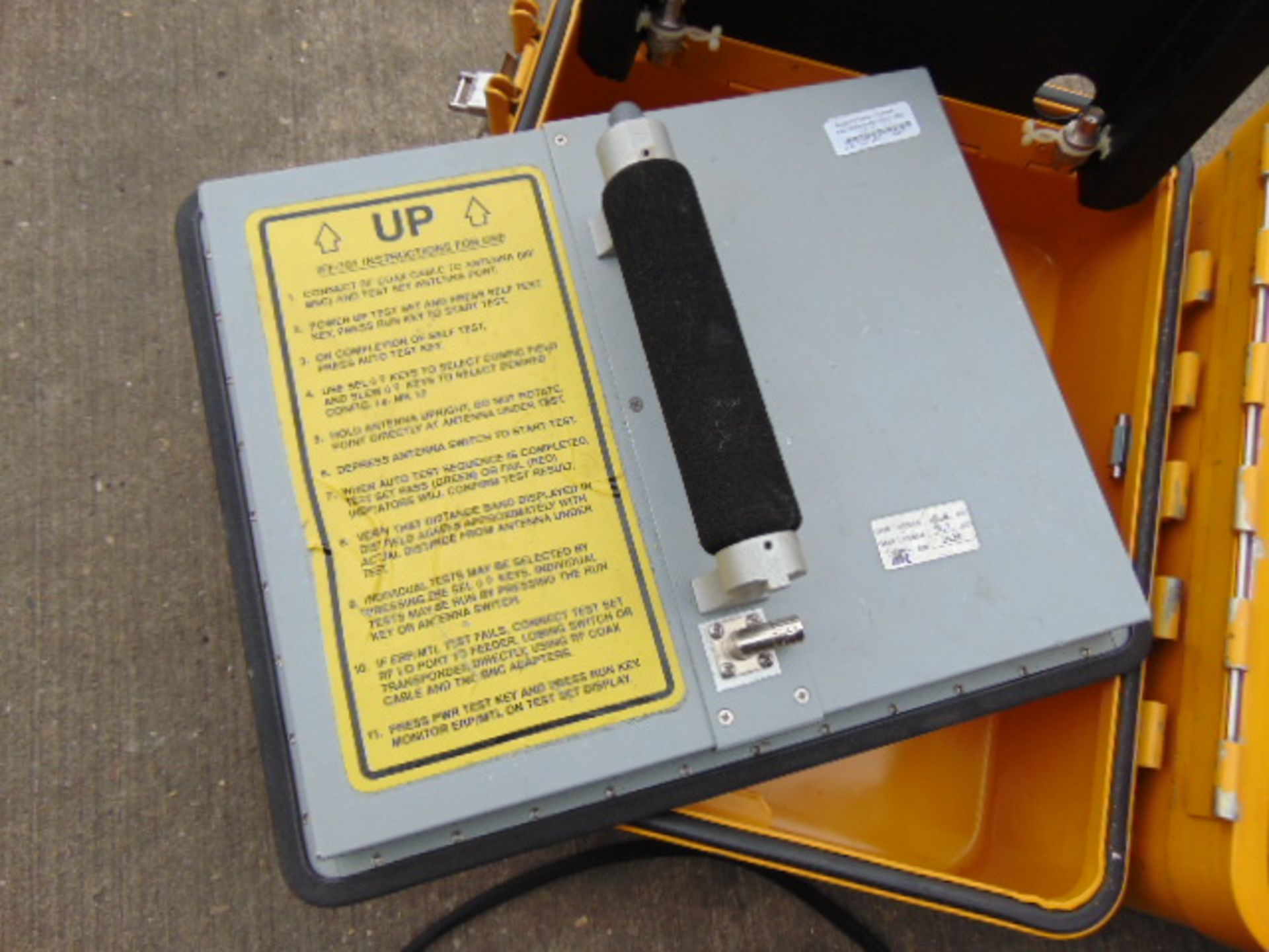 You are bidding on a IFR Aeroflex IFF-701 Aircraft Transponder Test Set ...