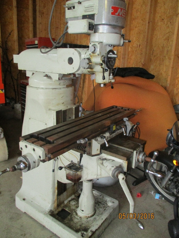 MSC Vertical Milling Machine MSC (Bridgeport Type) Vertical Milling ...