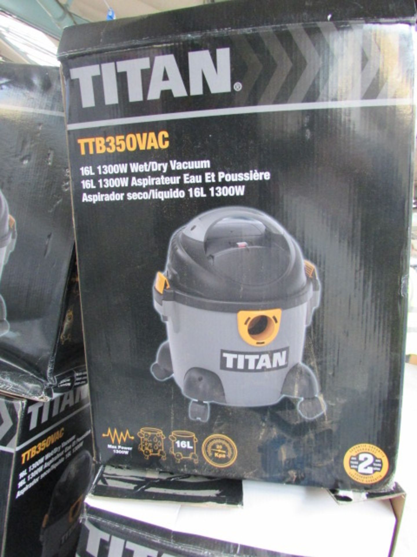 3X TITAN 16L WET/DRY VACUUM TTB350VAC