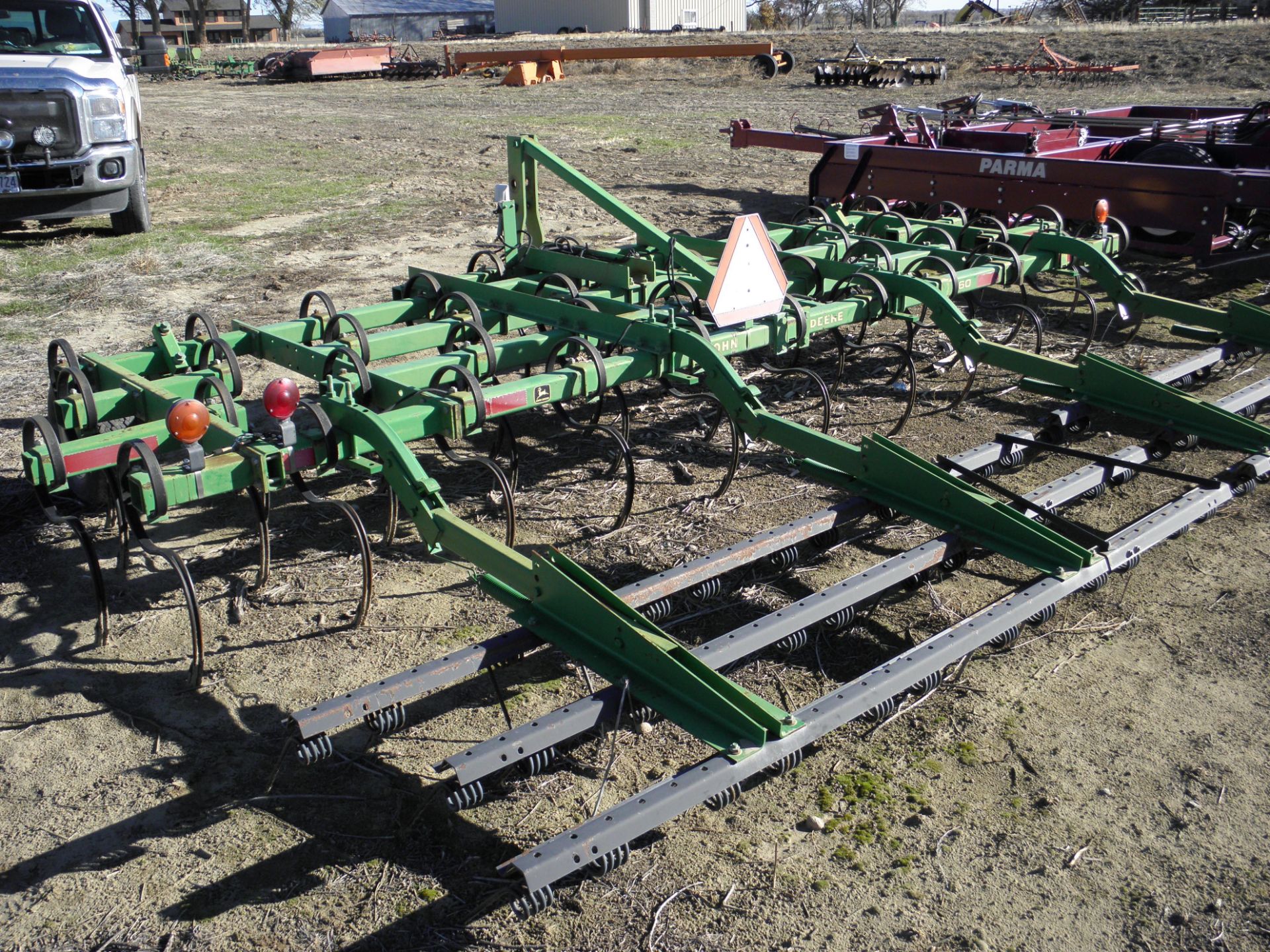 JD 960 16' 3pt triple k cultivator w/spring tine soil conditioner ...