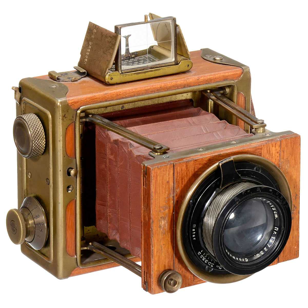 Ernemann Tropen-Klapp-Camera, um 1922Ernemann, Dresden. Format 6,5 x 9 ...