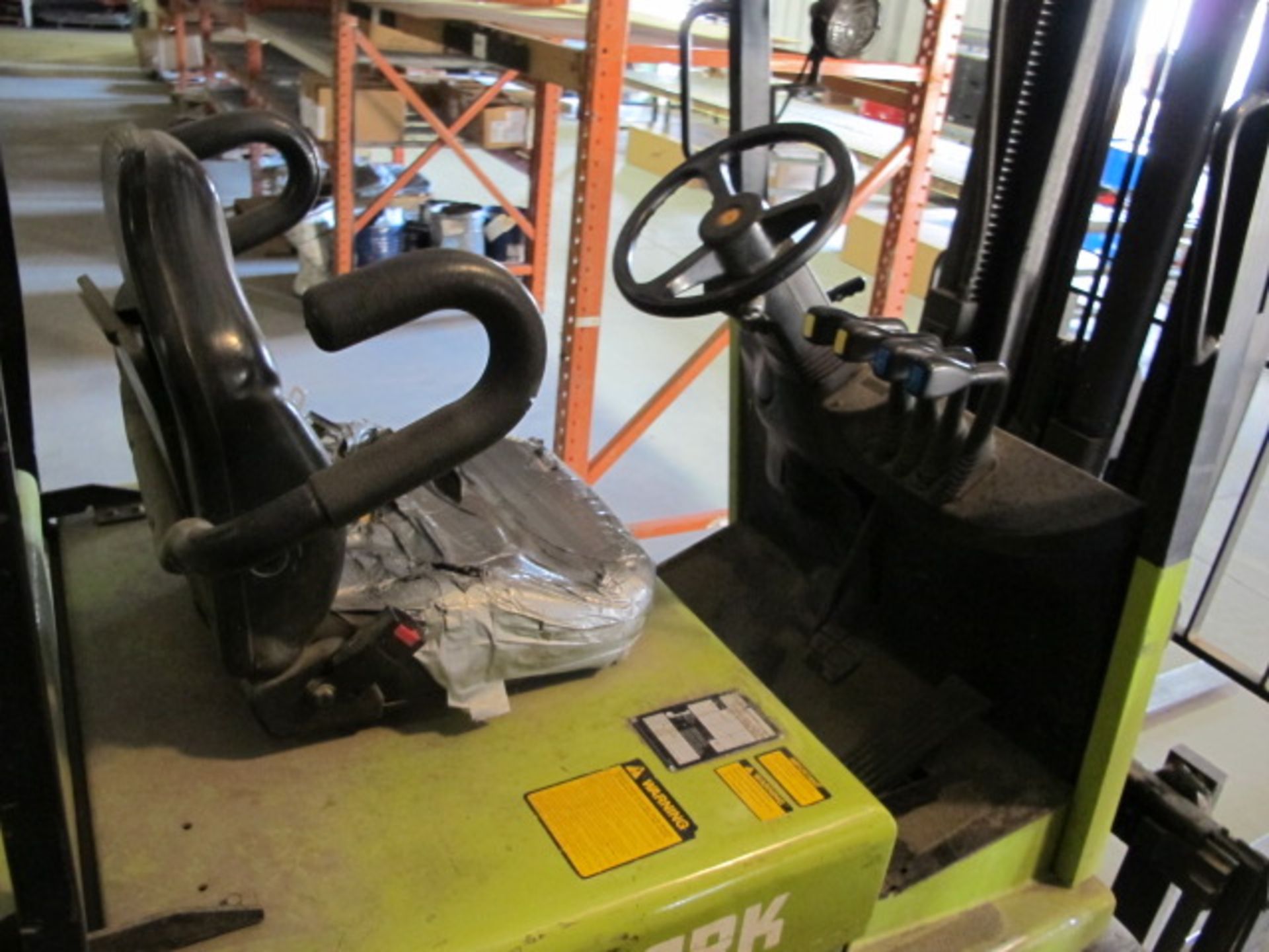 Clark TMG25 2500 Lb Cap Electric Forklift s/n TMG248 0380 7484 FB w/ 3 ...