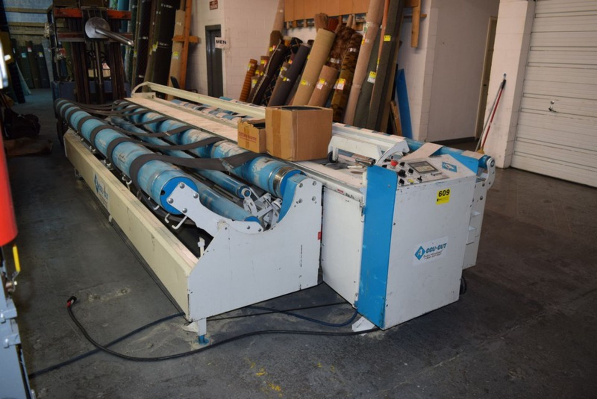 ACCU-CUT MODEL IVC-15 CARPET CUTTING MACHINE, 42" DIAMETER CAPACITY ...
