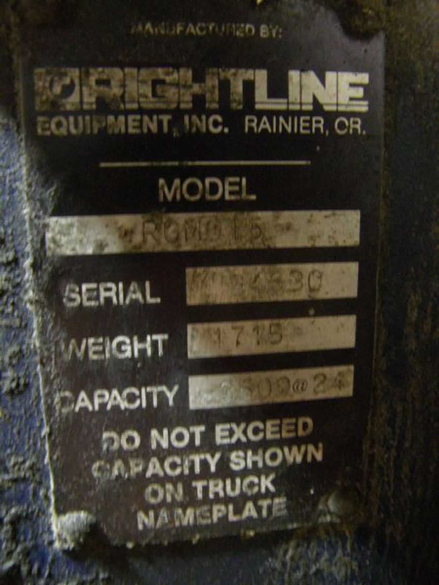 Forklift rotator and squeeze clamp, Rightline RGMO15