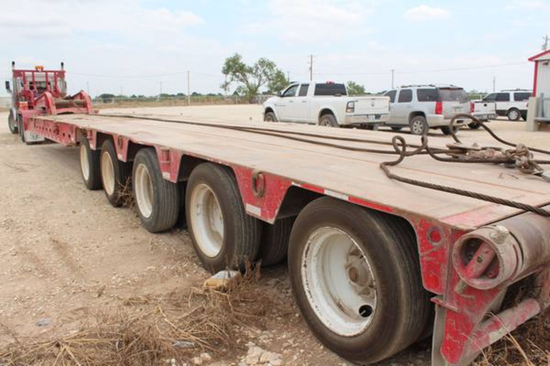 Advance Model LB65-420F 65 Ton 5-Axle Oilfield Lowboy Trailer ; VIN ...