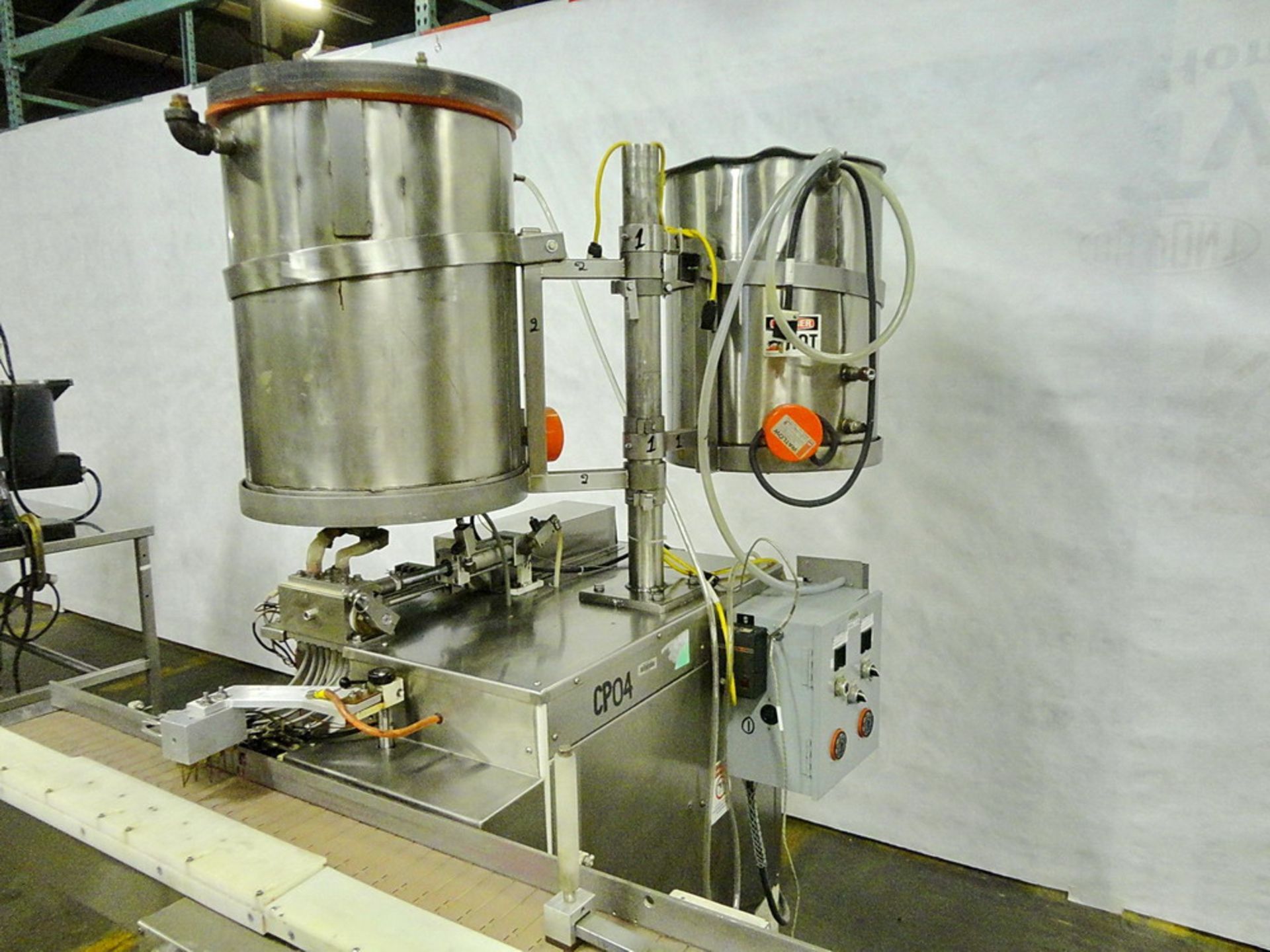 Centerpour Hot Pour Filling Machine for lip balm, with hot pour pans ...